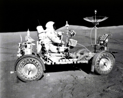 David Scott in Lunar Roving Vehicle on Moon, Apollo 15 | historyshoppe