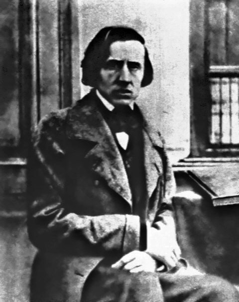 Early Image of Musical - Piano Composer Frederic Chopin - 1849 ...