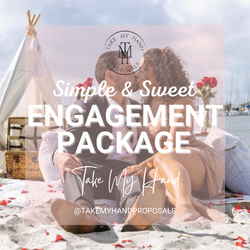 Simple & Sweet Marriage Proposal Package | Take My Hand