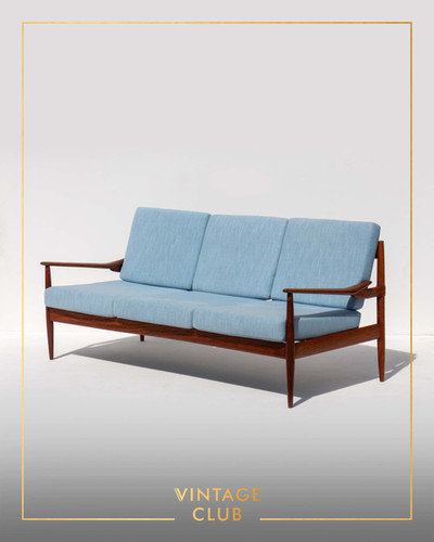 Very rare Mid-Century Modern solid rosewood sofa by Beka Design ...