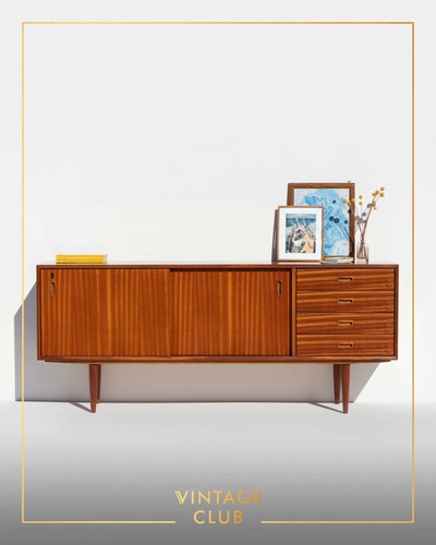 Mid-Century Mahogany 'Status' sideboard by Frystark | vintageclub