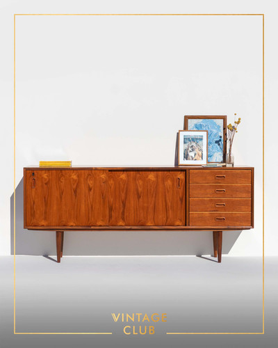 Original Mid-Century Burma Teak 'Status' sideboard by Frystark ...