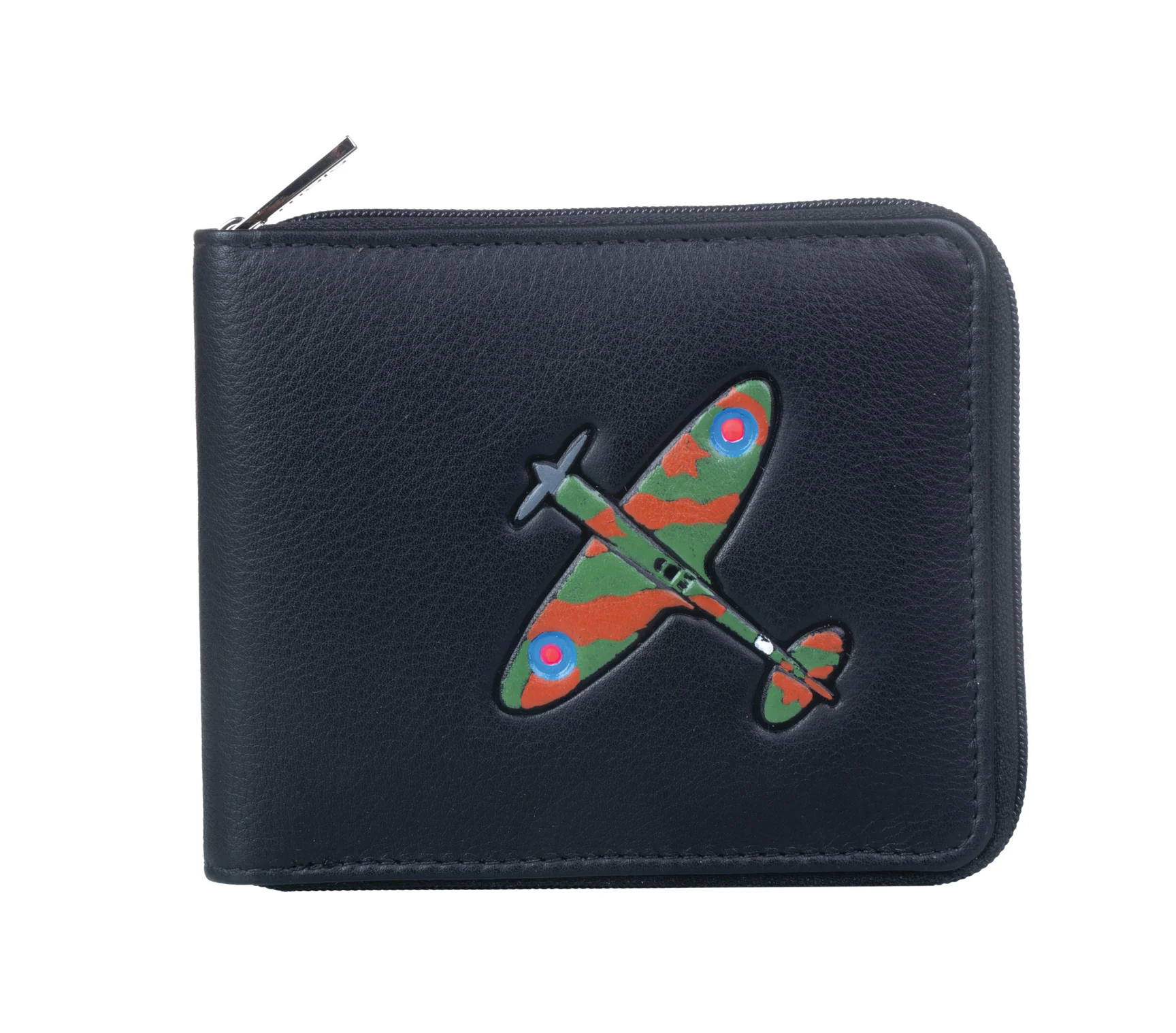 Leather Spitfire Zip Around Wallet | AcesHighCollectables