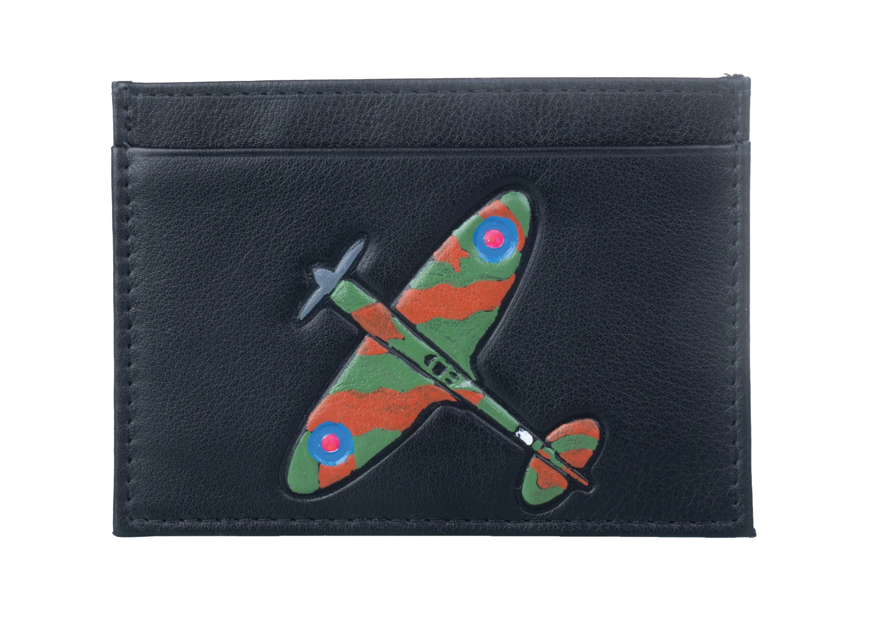 Leather Spitfire Slim Card Holder | AcesHighCollectables