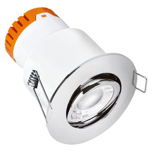 Enlite E8 8w LED Downlight. Polished Chrome. 4000k Cool White/ 3000k W ...