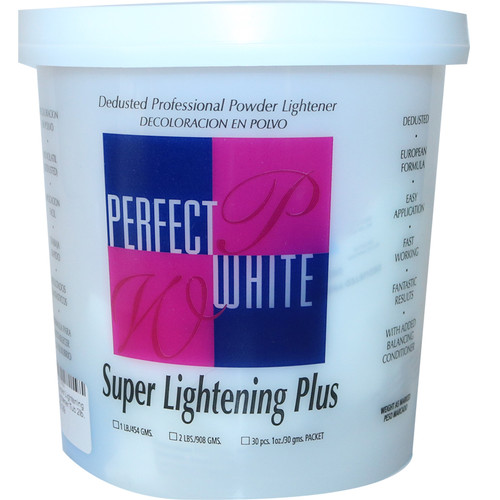 Bleach Perfect White Super Lightening Plus Powder Lightener Blue – 9 ...