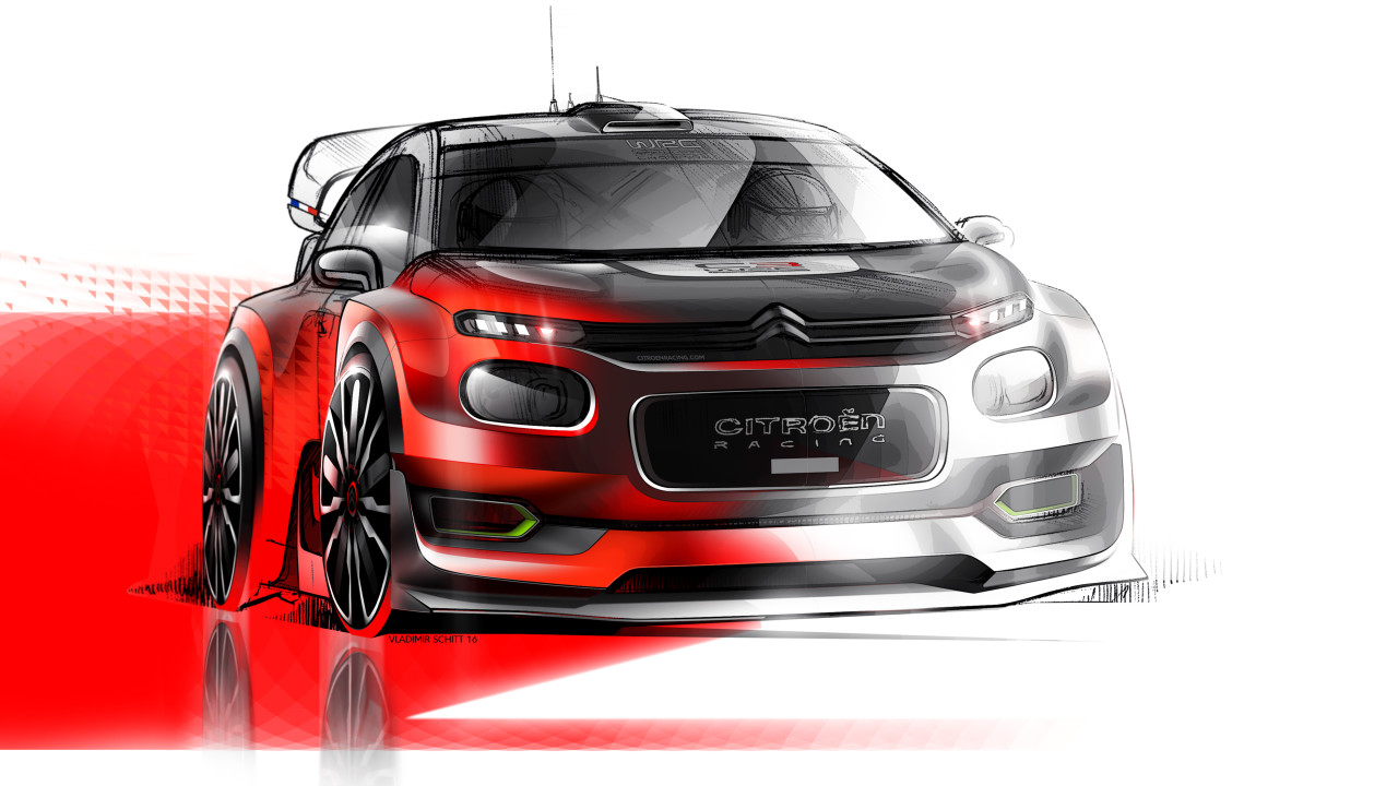 La genèse de la Citroën C3 : Les dessins officiels