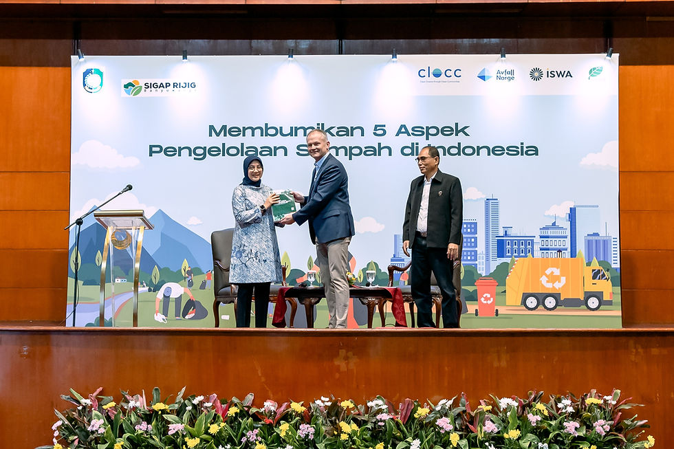 CLOCC hands over the waste masterplan to Banyuwangi Regency