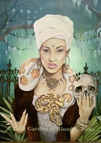 Iwa, Voodoo, Vodou Commissioned Paintings | Garden of Blood & Bone