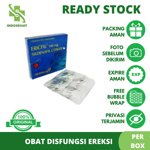 ERICFIL 100MG BOX @ 1 STR @ 4 TABLET | IndoSehat Global