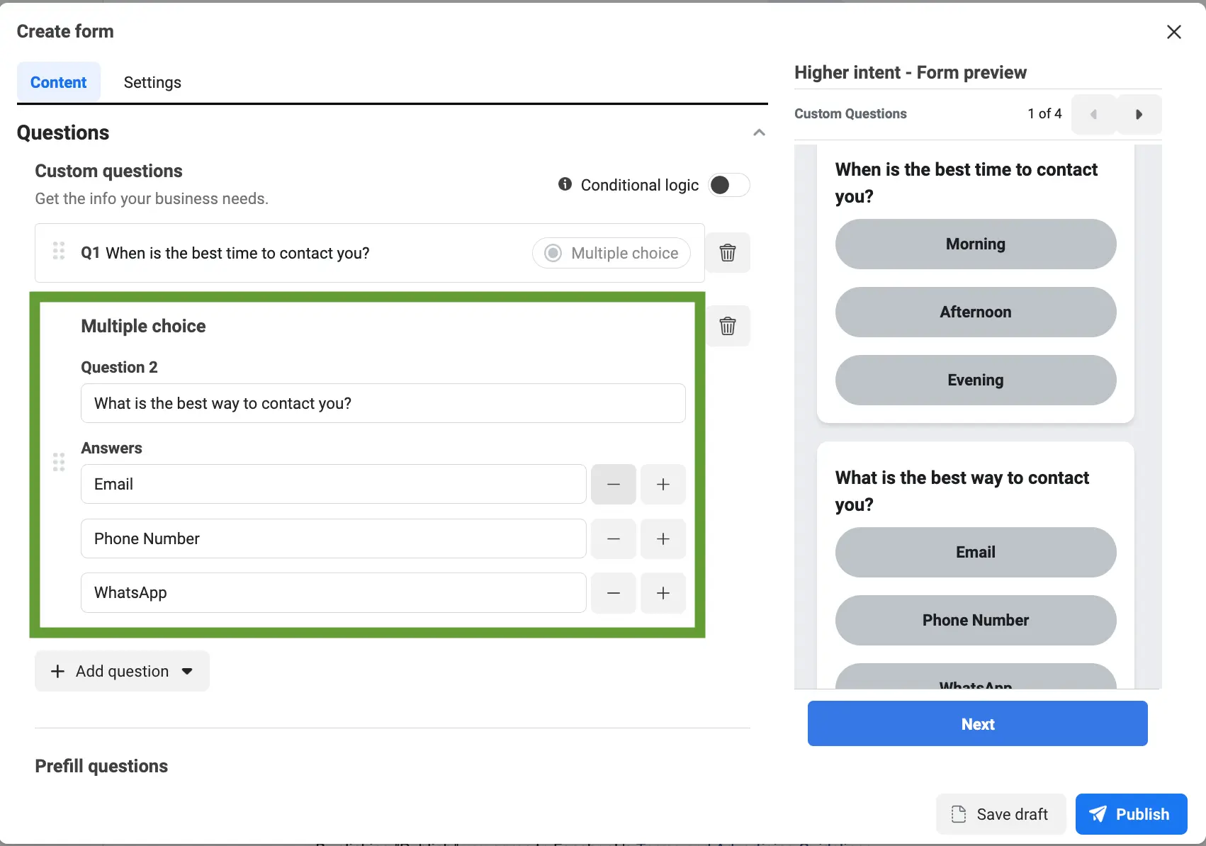 How to Add Custom Questions to Meta Ads Lead Forms - XYZ Lab