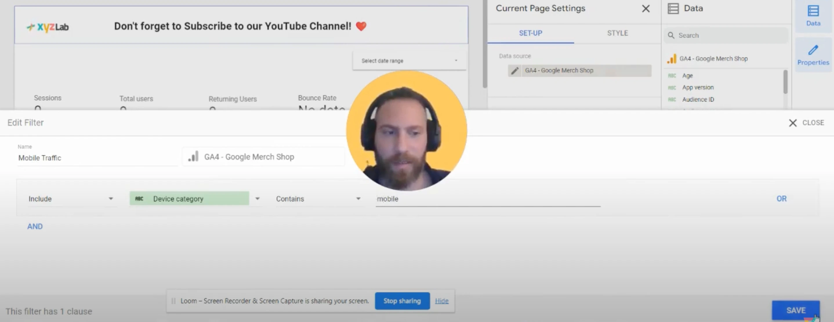 How to Add Page Filters in Looker Studio Reports - XYZ Lab