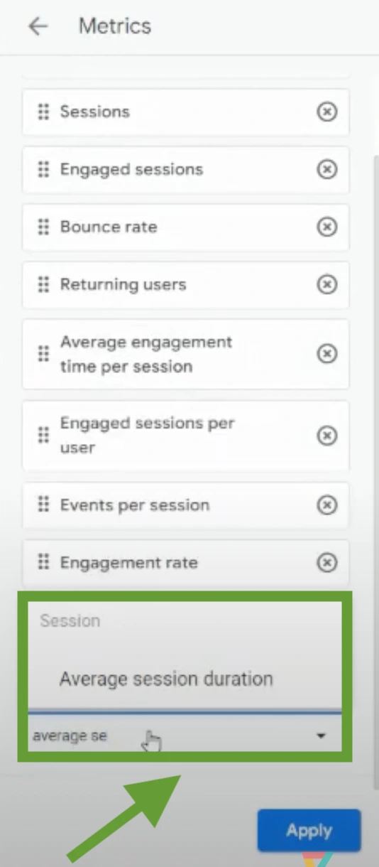 Avg. Engagement Time per Session vs Avg. Session Duration in Google ...