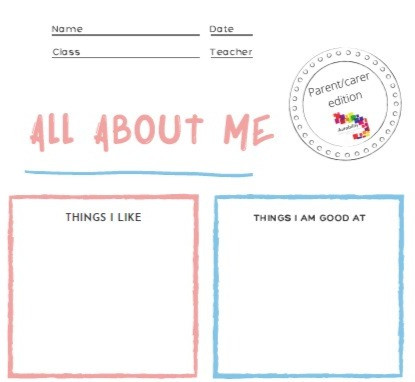 All About Me (Primary School) | Autability