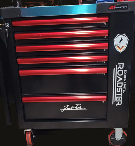 Servante ROADSTER aluminium Jet Master Germany 6 tiroirs | JET MASTER ...