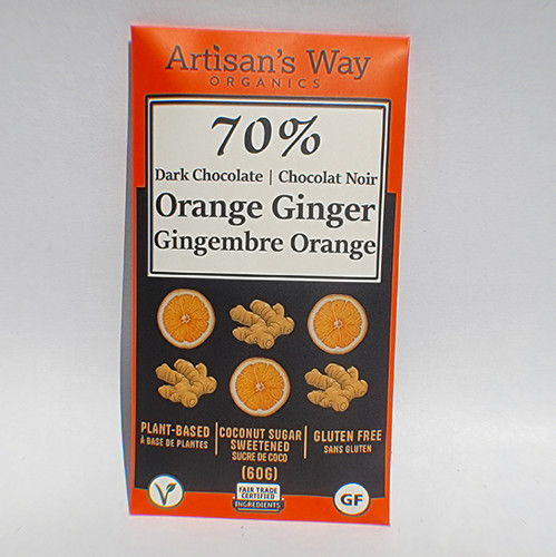 Orange Ginger 70% | Artisan's Way Organics
