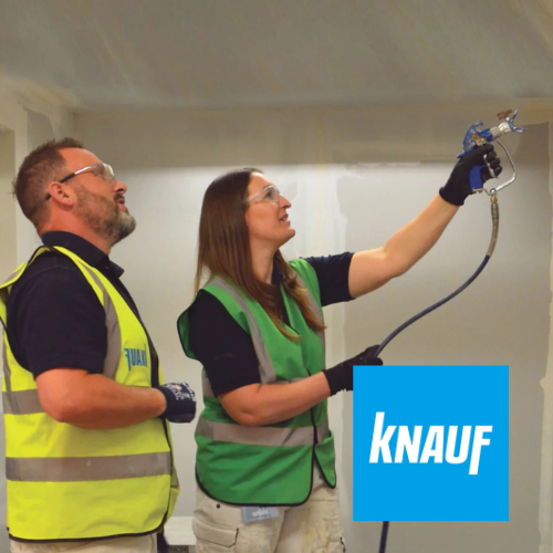 Knauf Airless Spray Finish | Salt Training Limite