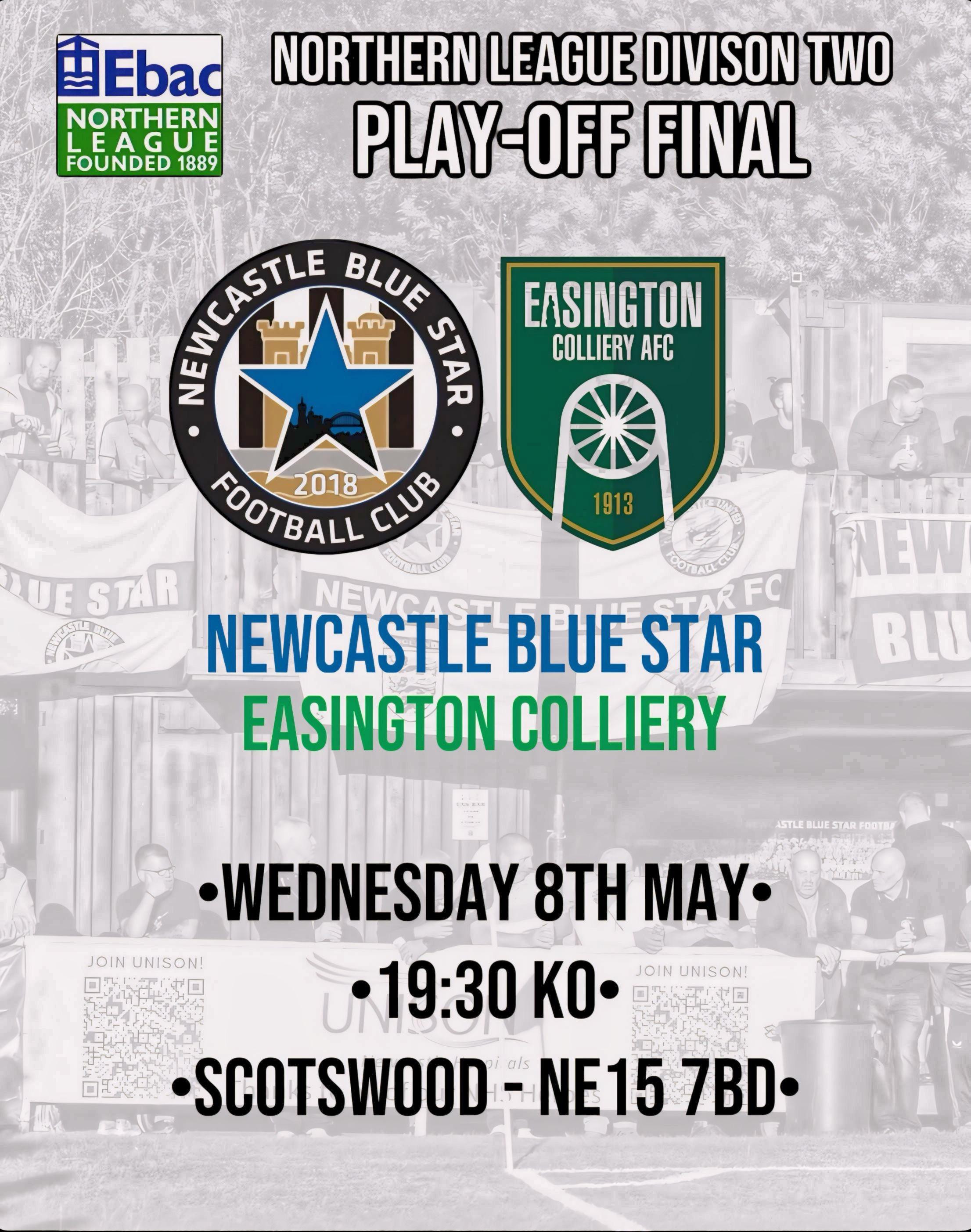 NBSFC vs Easington Colliery AFC - Northern League Division 2 Play Off ...