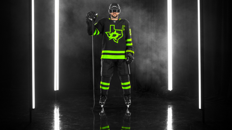 Dallas Stars Go Neon with New Black Third Jersey
