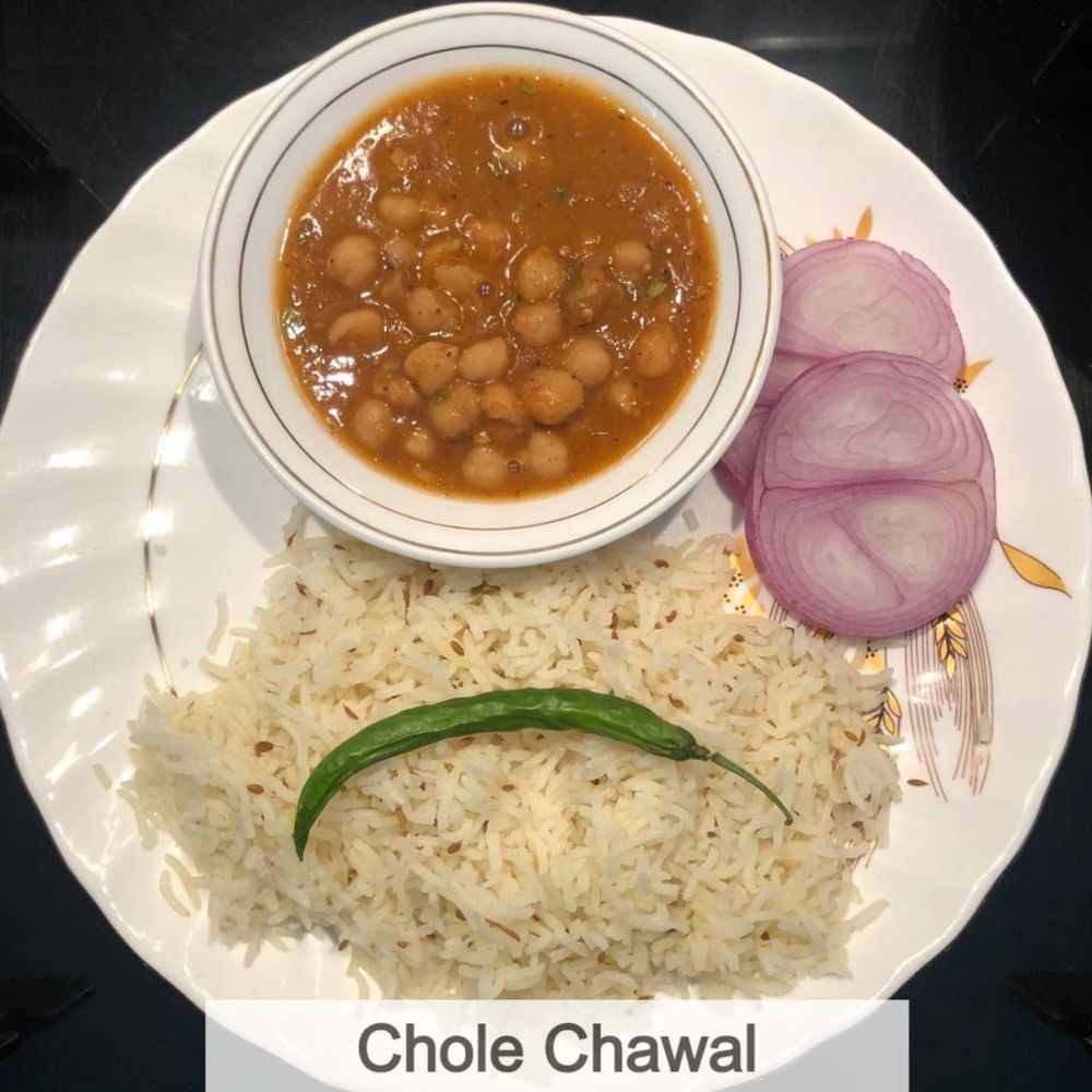 Chole Chawal - Ishri's Kitchen Recipe