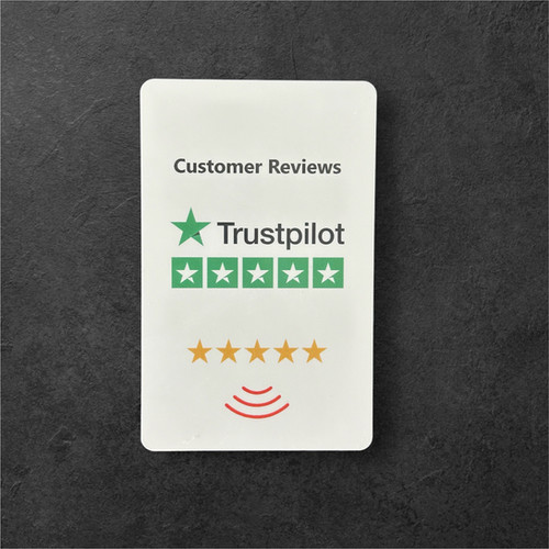 QuickTap Trustpilot Review Card | Amici Virtual Brands