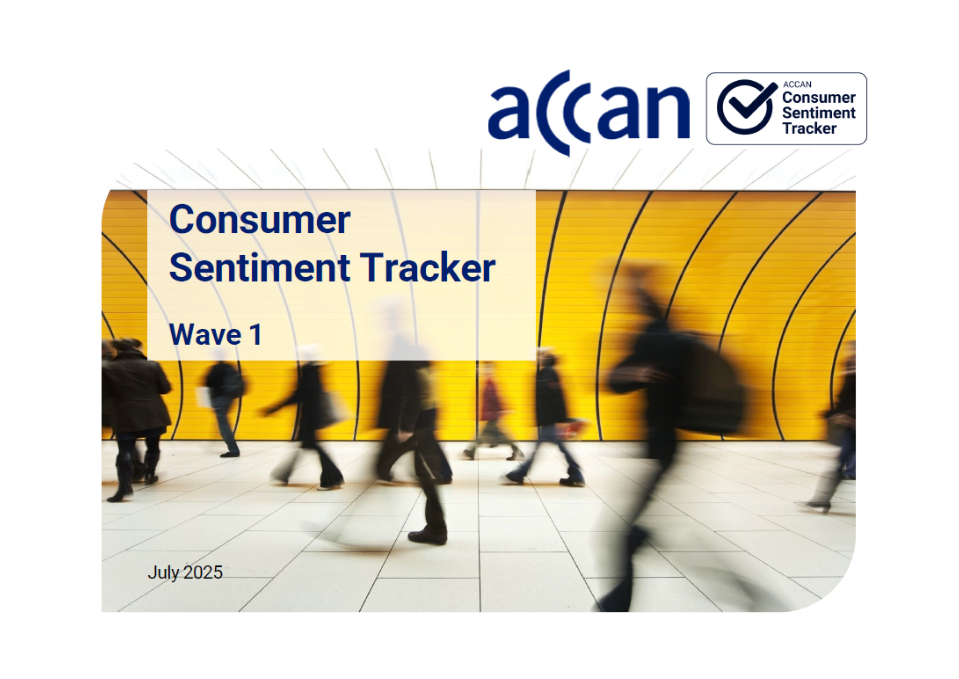 Consumer Sentiment Tracker | ACCAN