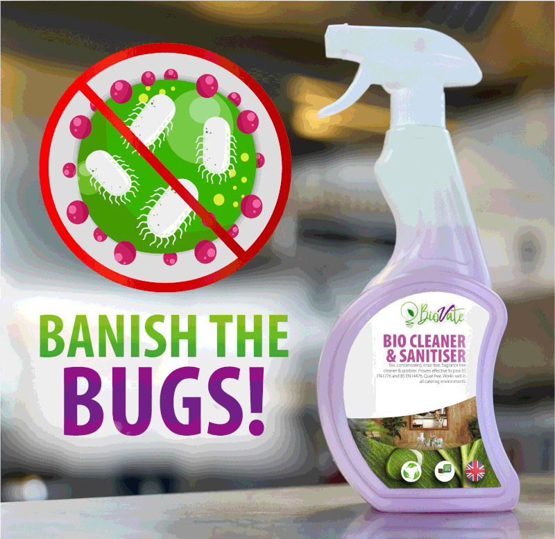 BioVate Bio cleaner & sanitiser | Biovate