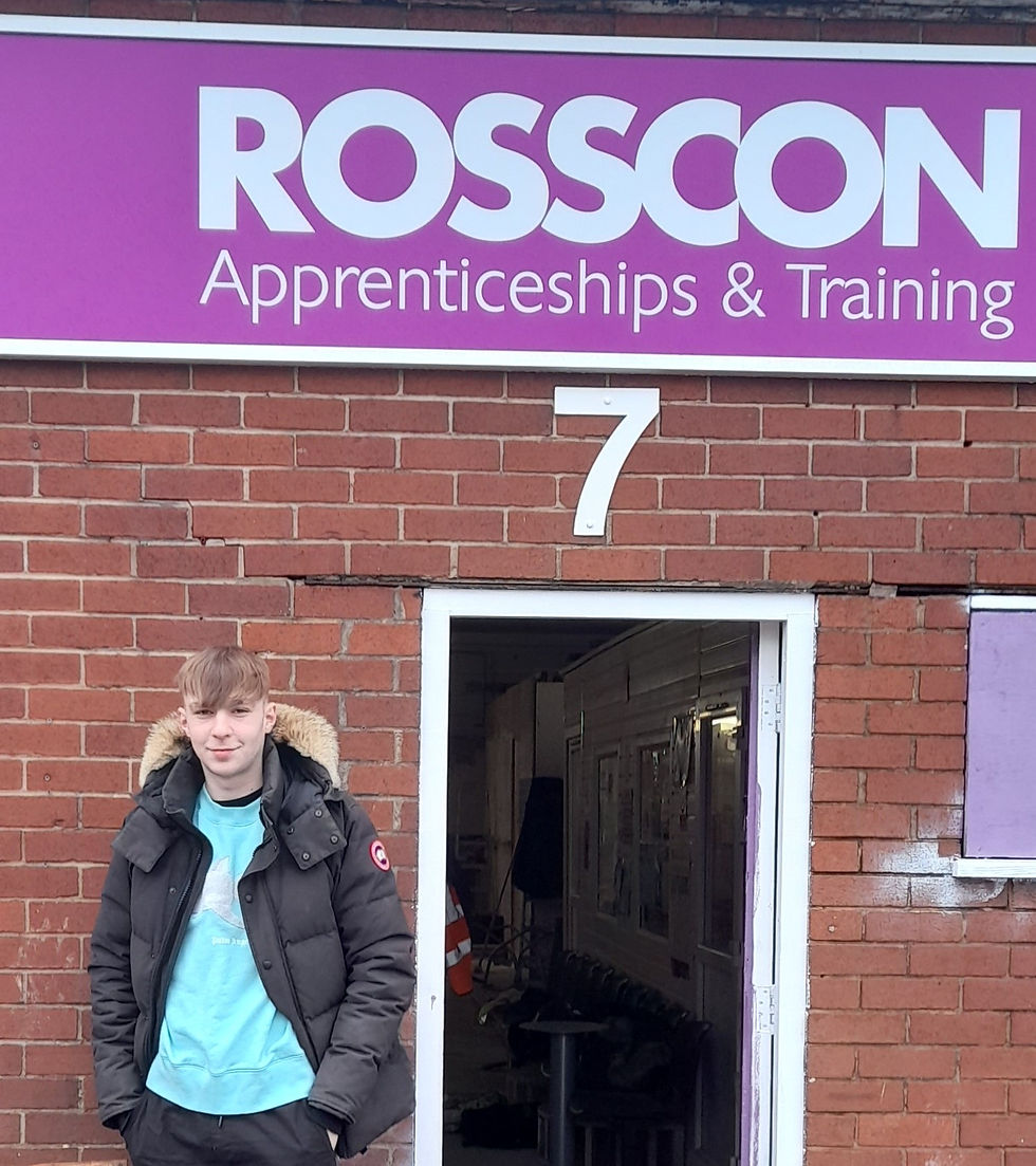 Fylde Focus helps Mason into new apprenticeship!