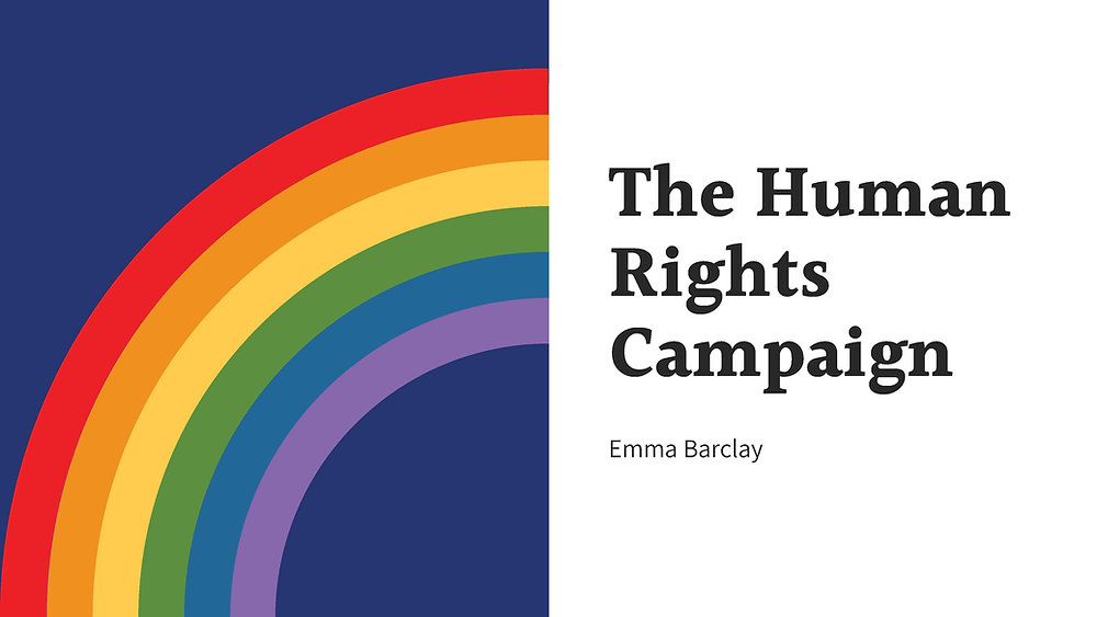 THE HUMAN RIGHTS CAMPAIGN: A LOOK INTO A SUCCESSFUL MODERN CAMPAIGN