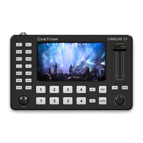 CineTreak CineLive C1 Compact 4-Channel HDMI Streaming Video Switcher | TV Channel Solution