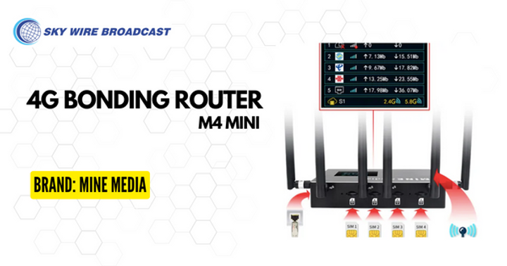 Revolutionize Your Connectivity with Mine Media 4G Network Bonding Router