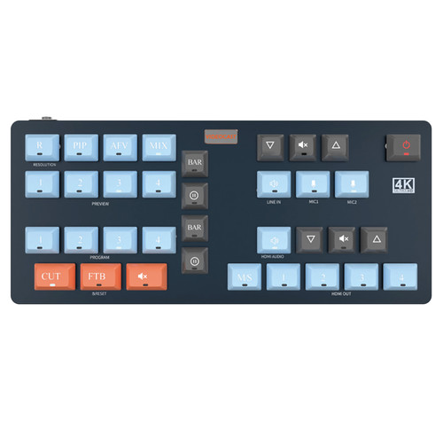 VIDEOCAST Mini 4K HDMI Multi-Camera Video Mixer Switcher