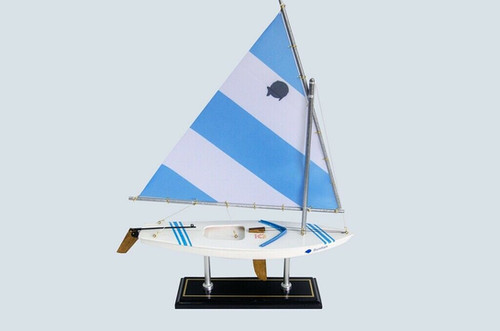 Wooden SUNFISH Model Sailboat Decoration 16-9 | LK Scale Models