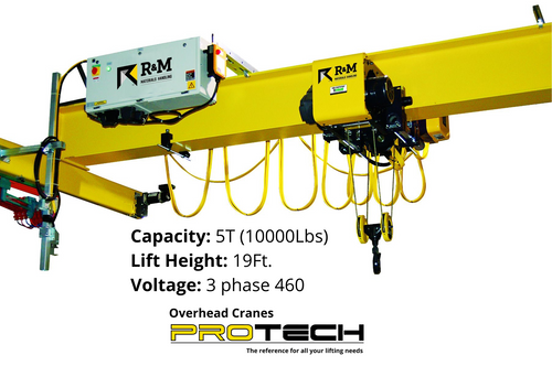 5T Crane Kit Top Running (Wire Rope Hoist) | Pont Roulant Protech