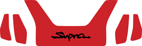 SUPRA FRONT PLATE -RED | trdbeast