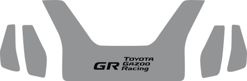 SUPRA FRONT PLATE GR LOGO - DARK GRAY | trdbeast