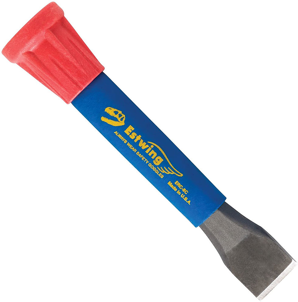 Estwing Rock Chisel Cut Point & Vinyl Cushion Grip - ERC-8C ...