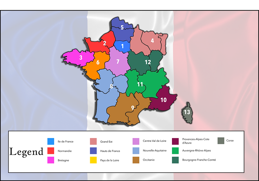 A Culinary and Cultural Odyssey: Exploring the 13 Regions of France