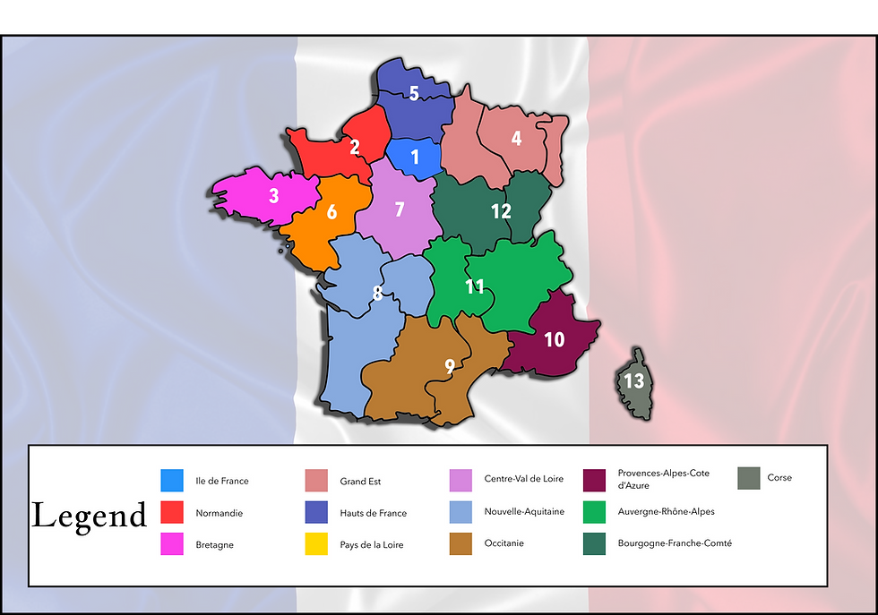 A Culinary and Cultural Odyssey: Exploring the 13 Regions of France