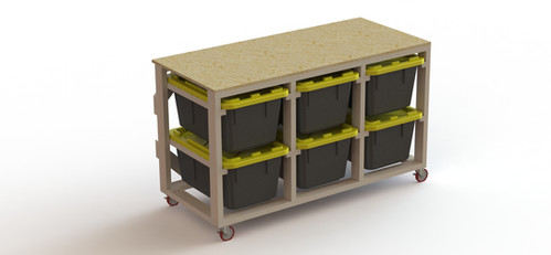 Plans 2H x 3W Work Bench | The Shelf Dude LLC