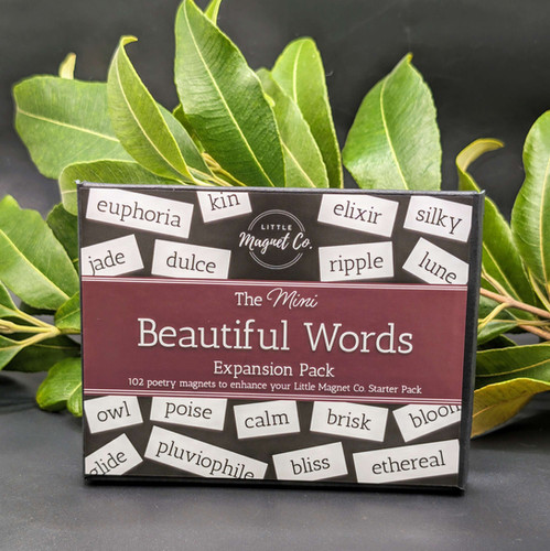 The Mini Beautiful Words Expansion Pack | Poetry Magnets | Little ...