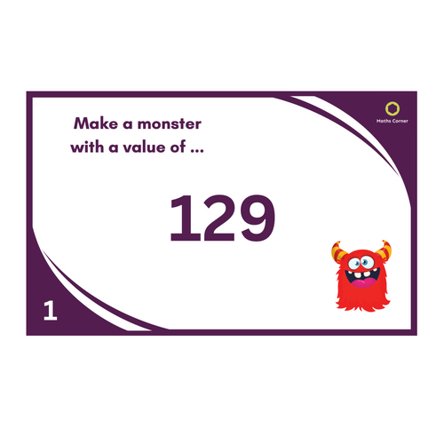 Key Stage 2 - Place Value Monster Cards | Maths Corner