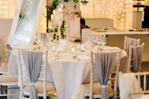 Chair Dressing - Drape Vertical (Various Colours) - Fitted | Simply Flower