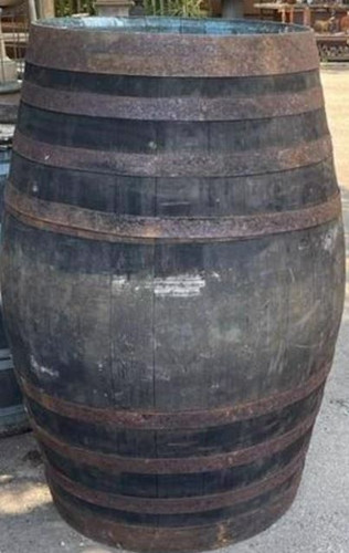 Whisky Barrel - Extra Large 110 gallon Port Pipe Style | Simply Flower