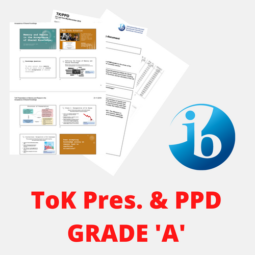 ToK Presentation & PPD | Ivies Chase You