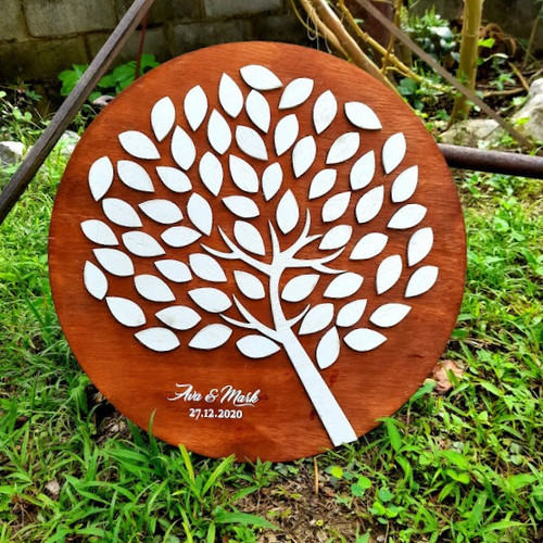 Signing Board - Circle Tree | Personalize It Gifts