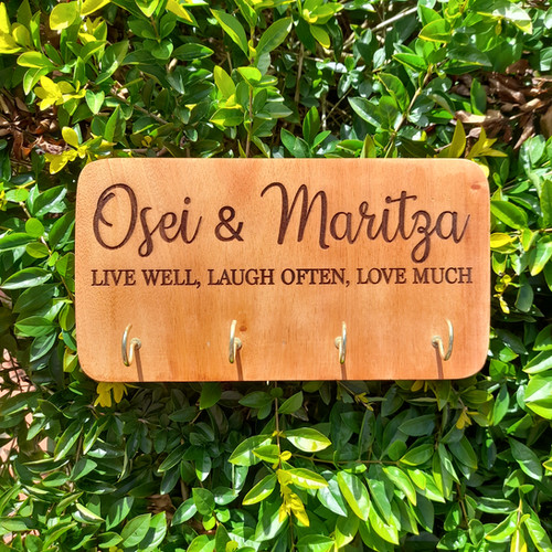 Personalized Wooden Key Holder | Personalize It Gifts