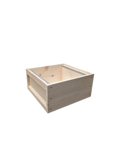Assembled National Brood Box (white deal) | Apis Bee Supplies