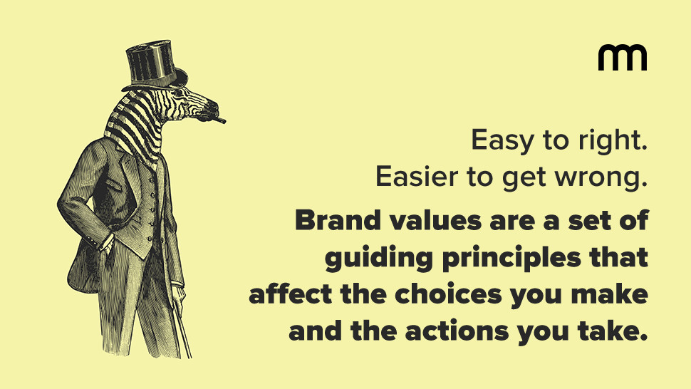 Anatomy of a brand: defining your core brand values