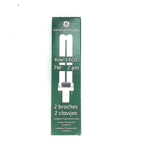 GE F7BX/827/ECO 7W G23 2 Pin Twin Tube PL 2700K Fluorescent Light Bulb ...